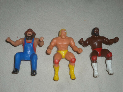 1985 THUMB WRESTLERS FIGURE LOT TITAN SPORTS HULK HOGAN JUNKYARD ...