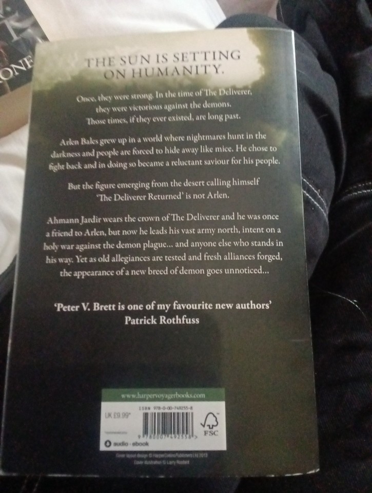 The Painted Man Peter v. Brett's the Demon Cycle, Books 1-4 | eBay UK