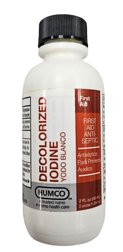 HUMCO Decolorized 2% Iodine 2oz __ | eBay