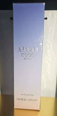 Giorgio Armani Code Satin Eau de Parfum EDP 75ml Neu OVP Rarität Rar ...
