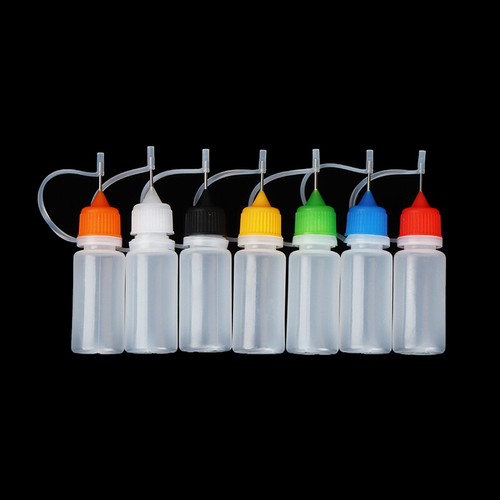5PCS 10ML Squeezable Needle Bottles Eye Liquid Dropper Sample Drop Can ...