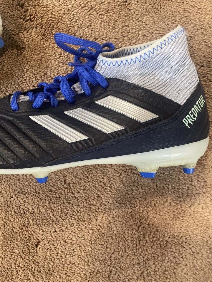 Adidas Predator Black & Gray Soccer Cleats PRB 698001 Women's 9 W/ Shin ...