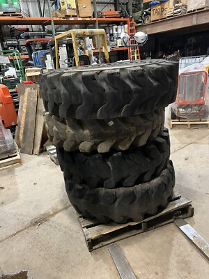 14.00-24 Used Solid Boss Solid Tires and Wheels for JLG, Skytrak ...