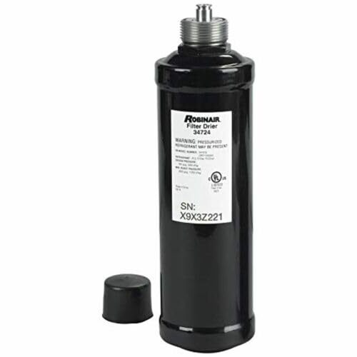 Robinair 34724 A/C Recycling Filter-Drier Spin-On Filter, Black Open ...