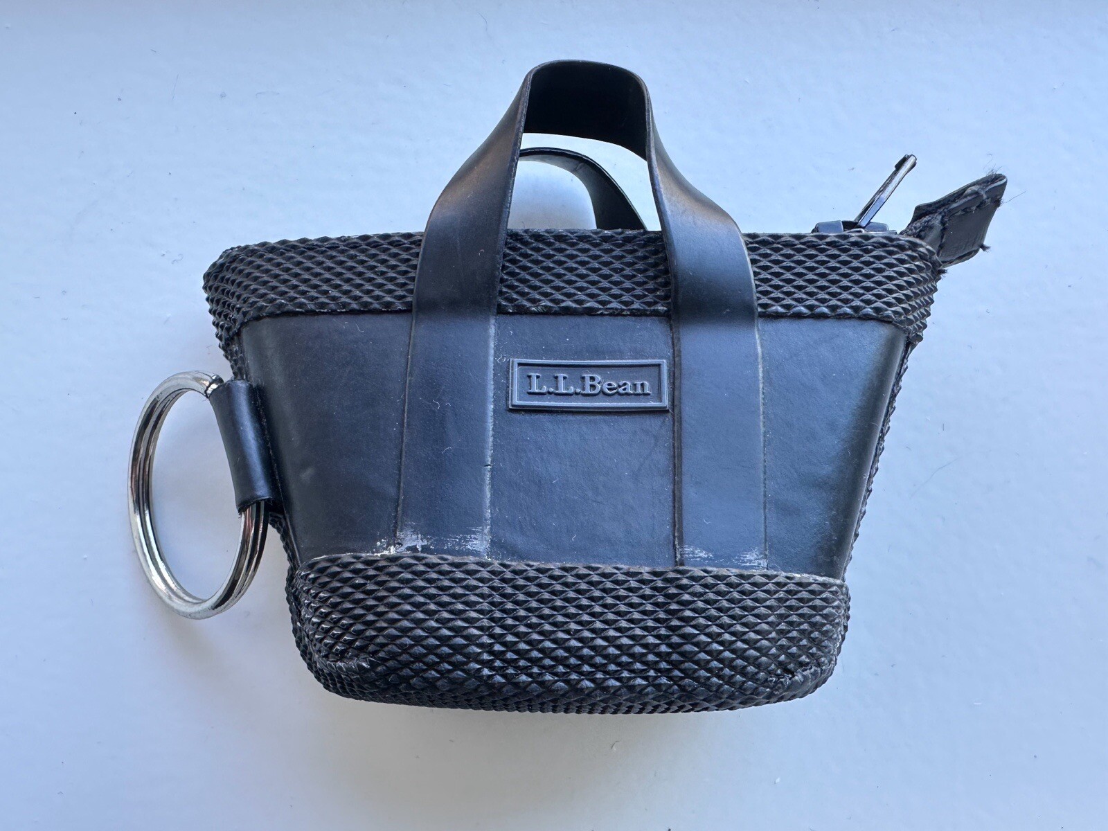 Vintage LL Bean Boat and Tote Bag Rubber Keychain Min… - Gem