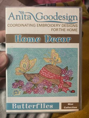 Butterflies Mini Collection Anita Goodesign Embroidery Collection | eBay