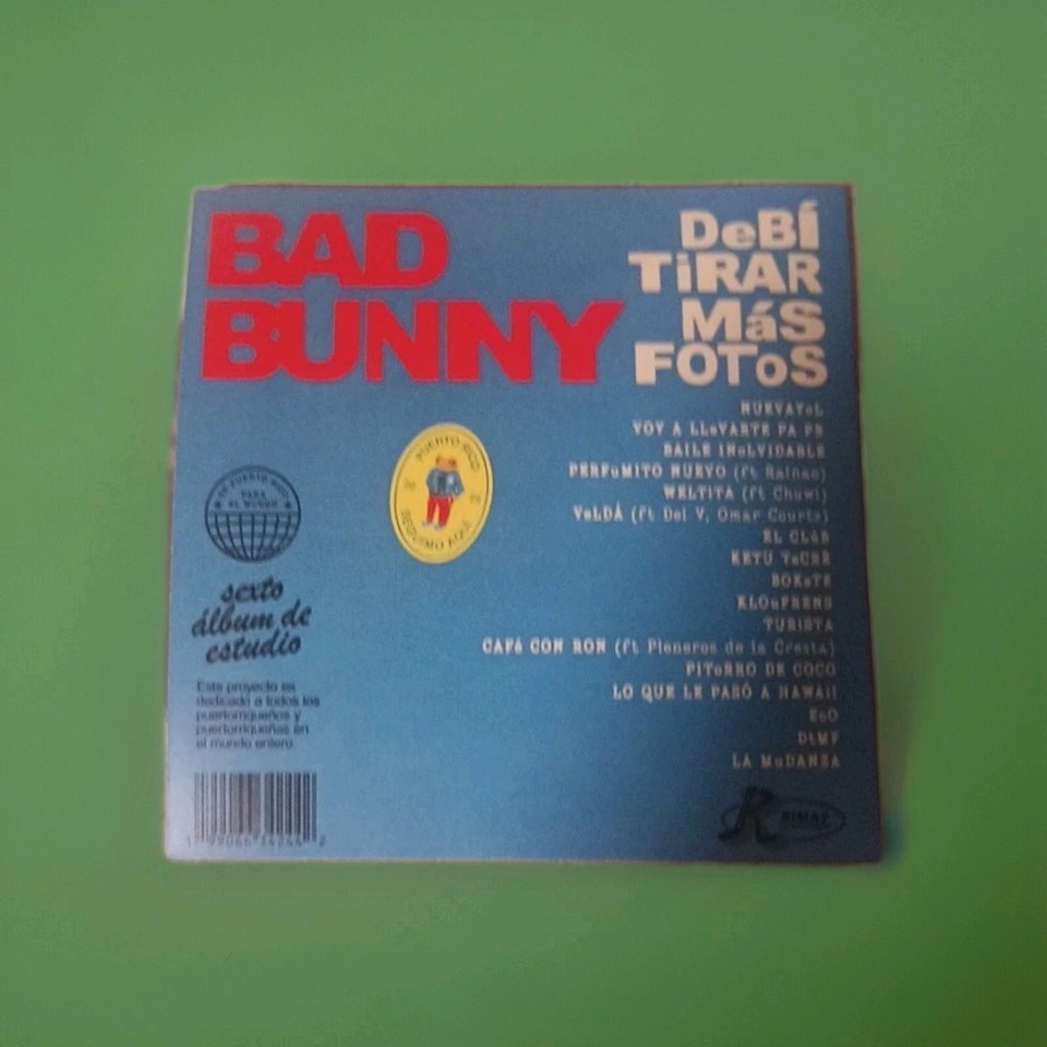 Bad Bunny – DEBÍ TIRAR MÁS FOTOS CD (Leer descripción) | eBay
