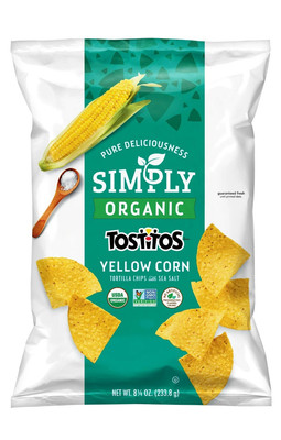🟠 New Exclusive Simply Organic Tostitos Yellow Corn Crunchy Potato ...