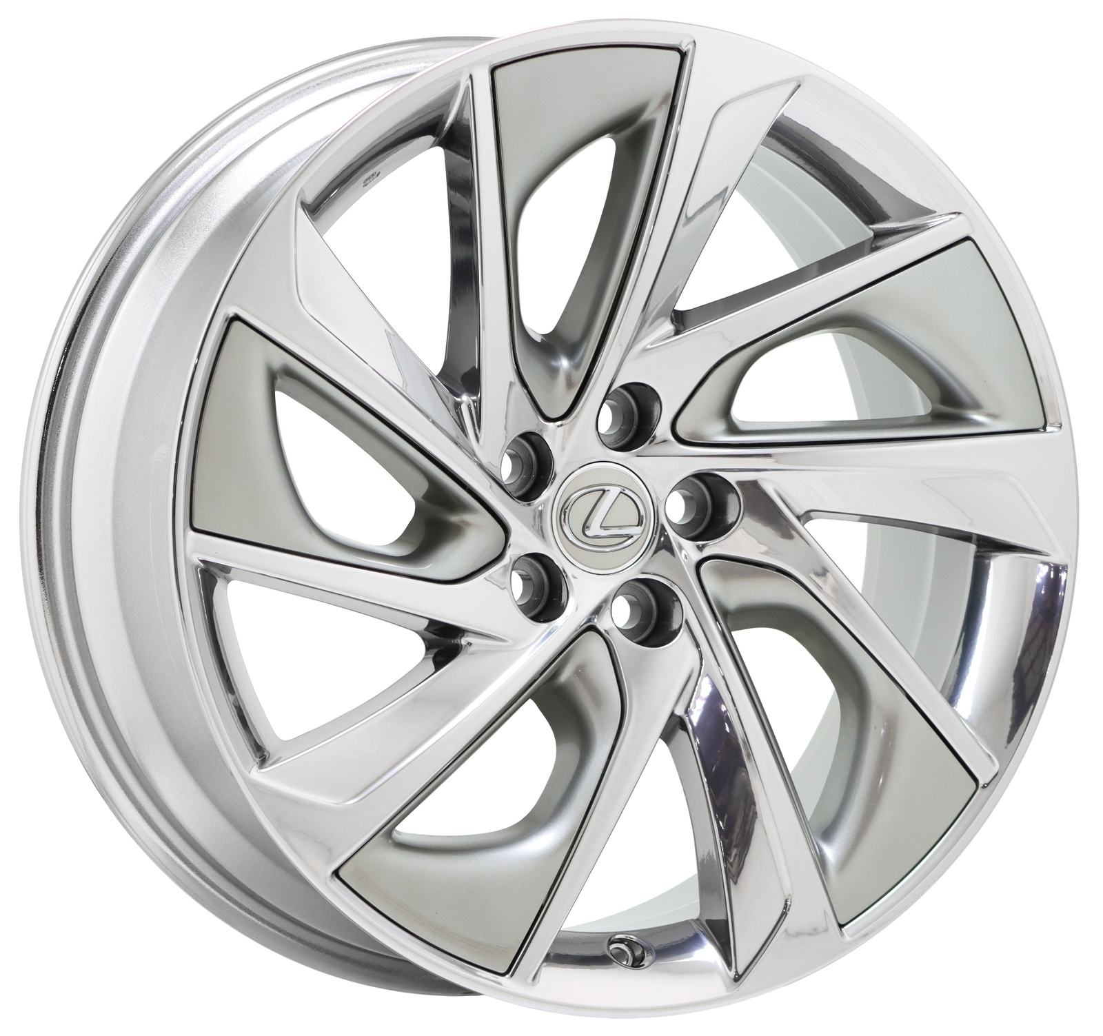 20" Lexus RX350 RX450H Bright Chrome wheels rims Factory OEM set 74337 ...
