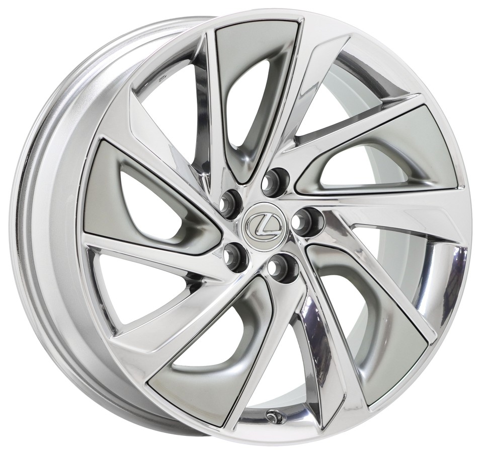 20" Lexus RX350 RX450H Bright Chrome wheels rims Factory OEM set 74337 ...