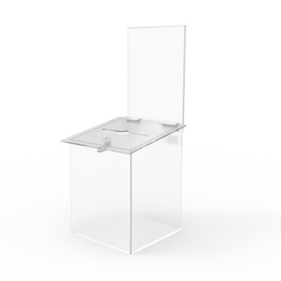 Clear Ghost Acrylic Church Donation Suggestion Ballot Fundraising ...