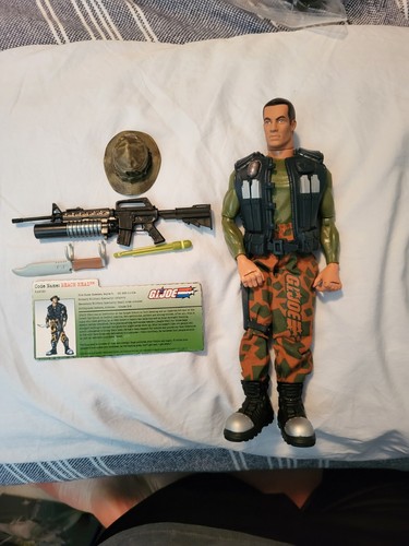 GI Joe vs Cobra Beach Head 12" Action Figure with Accessories 2002 ...