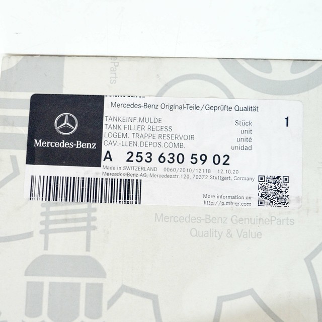 OEM MB GLC X253 Rear Fuel Tank Filler Recess A2536305902 Genuine for ...