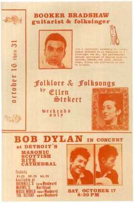 ELLEN STEKERT Concert Handbill - Masonic Cathedral, Detroit - 7"x5 ...