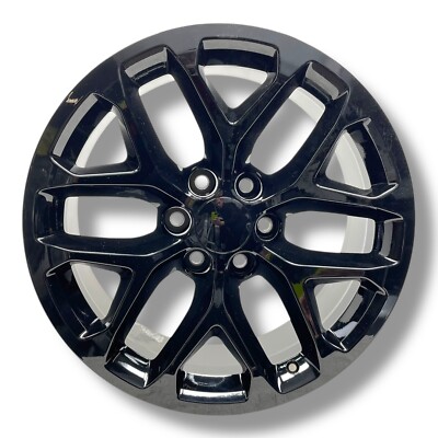 1999-2024 Chevy Silverado 1500 Tahoe R20 20x9J Gloss Black Wheel Rim ...