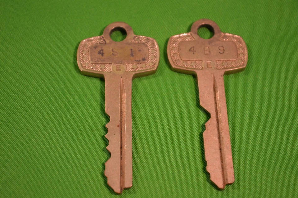 2 Vintage "Best" Keys, Numbered 4S1,4B9 For Antique Locks | eBay