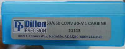 Dillon Precision 650 750 Conversion Kit in SEALED BOX, for 30 Carbine ...