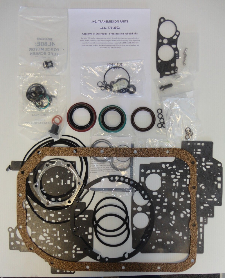 U140E / U140F 2000-2007 OVERHAUL KIT W/O PISTONS W/O TRANSFER CASE ...