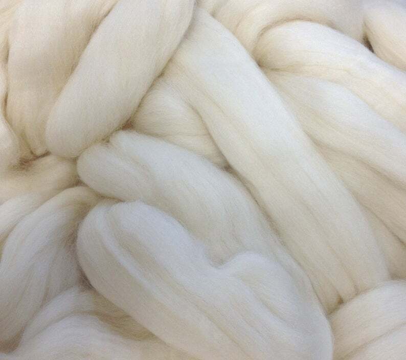 White Wool. Felting, Spinning Fiber, Eco Peruvian Highland, OEKO-TEX ...