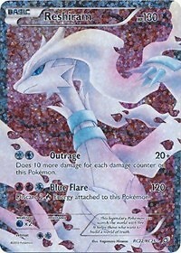 Reshiram (Full Art, #RC2 BW - Legendary Treasures: Radiant Collection ...