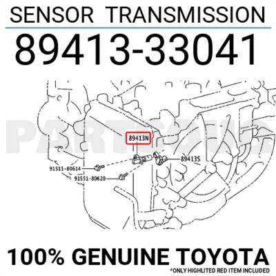 8941333041 Genuine Toyota SENSOR TRANSMISSION 89413-33041 | eBay
