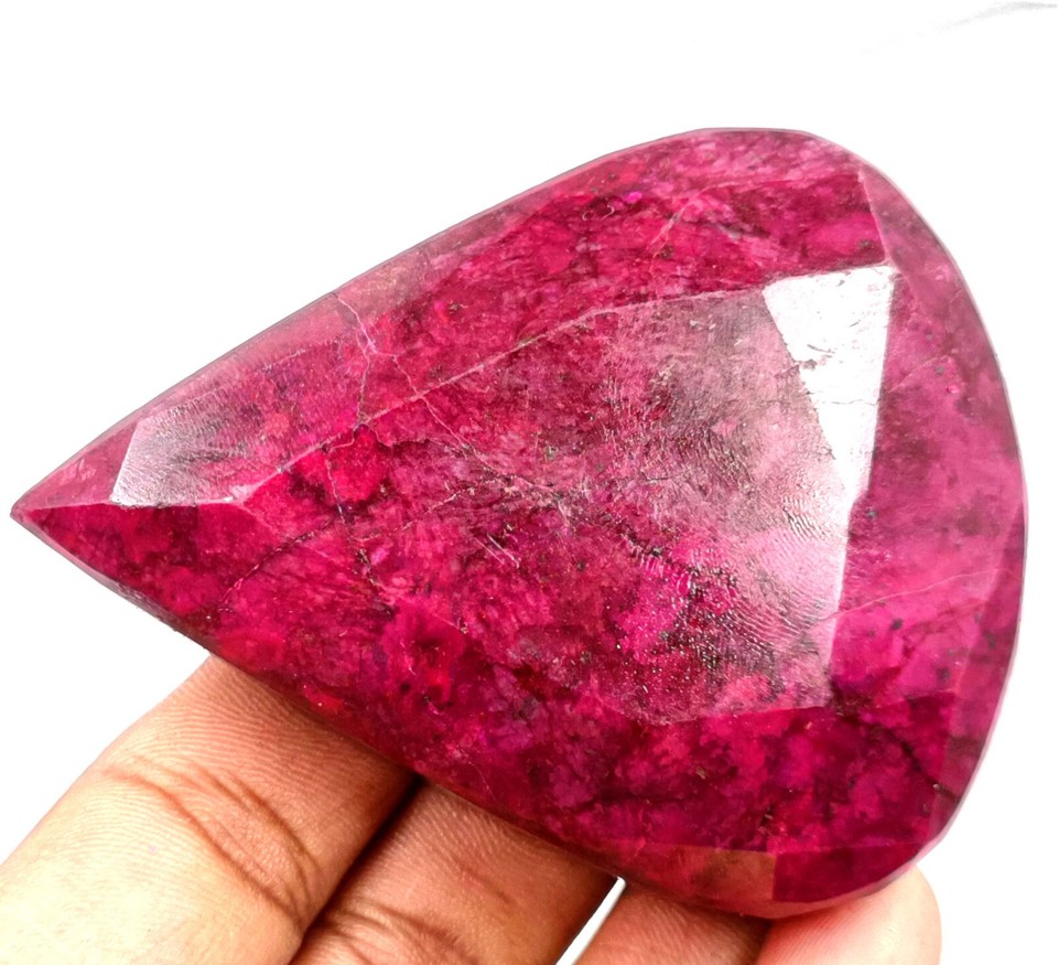 Graceful 840 Ct Natural Red Ruby Pear Shape EGL Certified Loose ...
