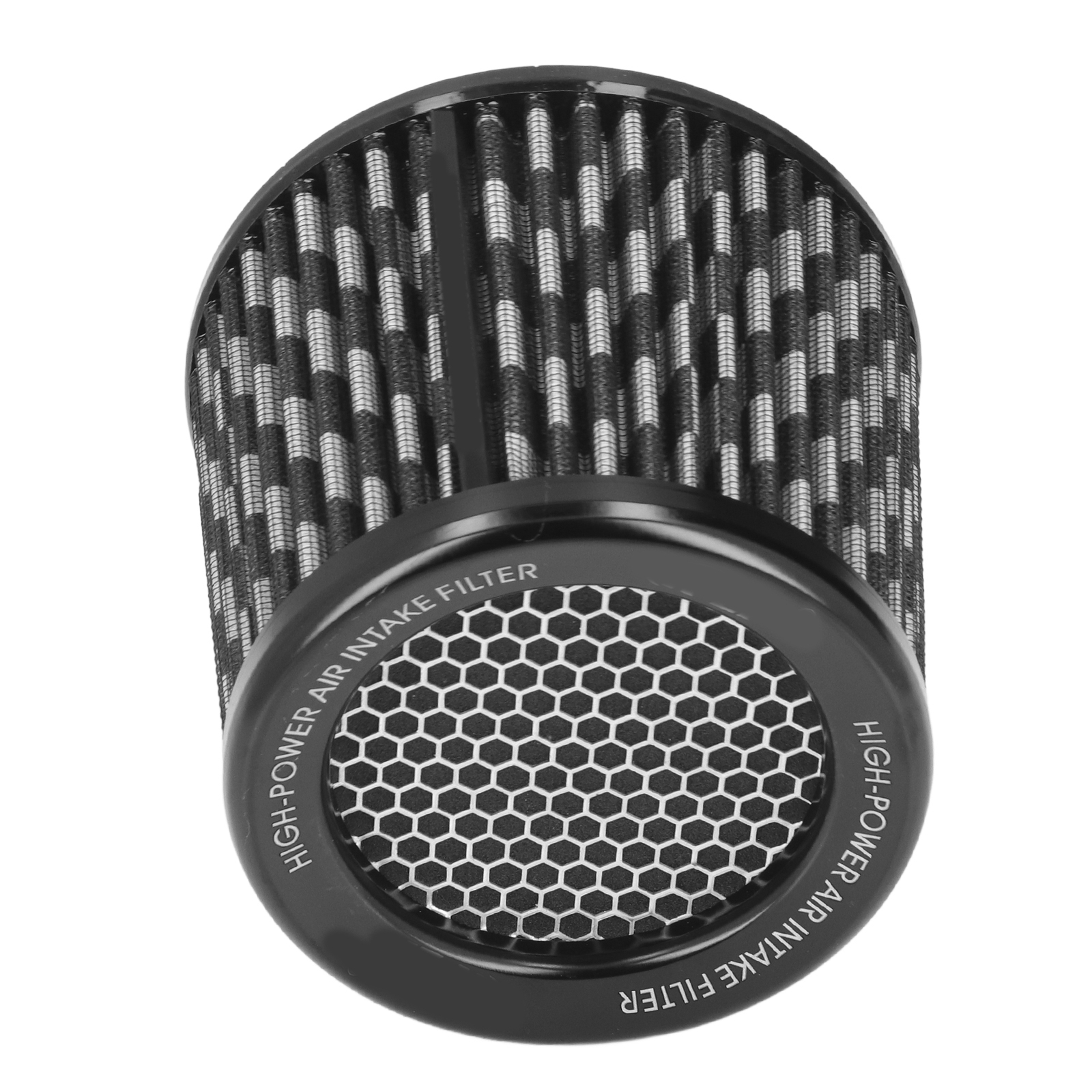 Universal 76mm/3in Inlet Air Filter Cleaner Clamp On Round Tapered Air ...