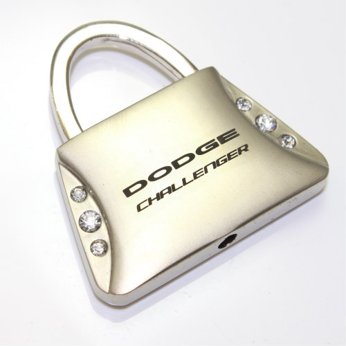 Dodge Challenger Logo Metal Purse Shape Crystal Diamond Bling Key Chain ...