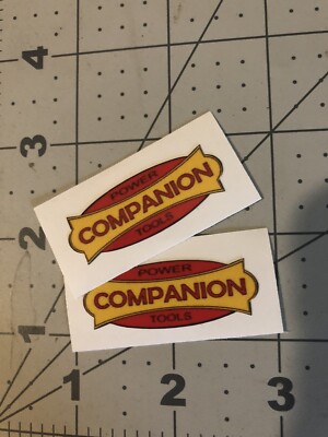 Companion Sears Power Tools Decal 1 7/8” 2 for 1 reproduction | eBay