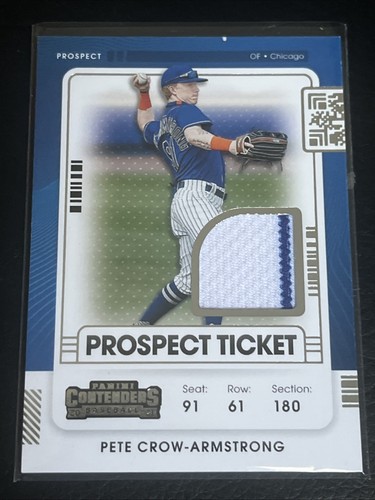 Pete Crow-Armstrong Relic & Rookie Card Lot 20 Cards Chicago Cubs | eBay