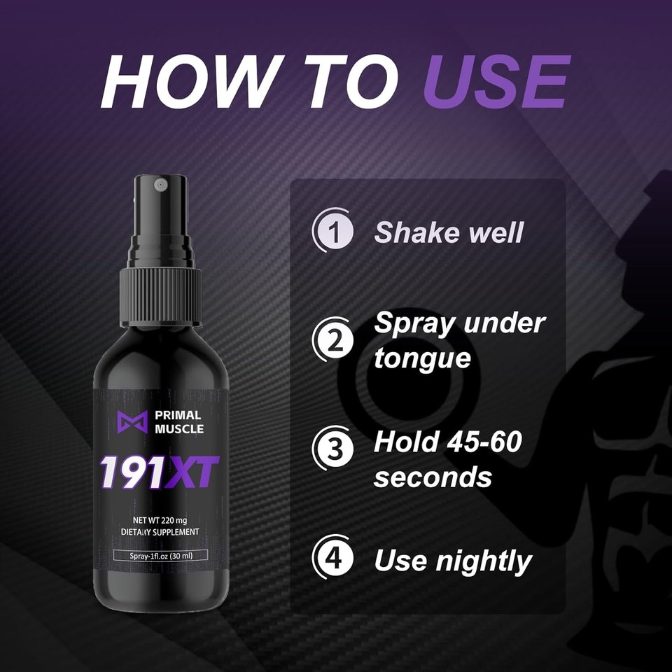 Primal Muscle 191Xt Recovery Spray | 191Xt Primal Muscle Spray, a Plant ...