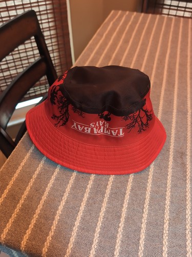 2025 Tampa Bay Rays Stranger Things Upside-down Reversible Bucket Hat ...