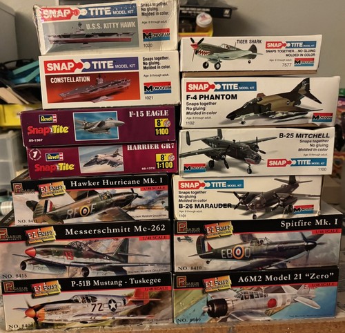 SnapTite Model Kit Collection, Various brands incl. Monogram, Revell ...