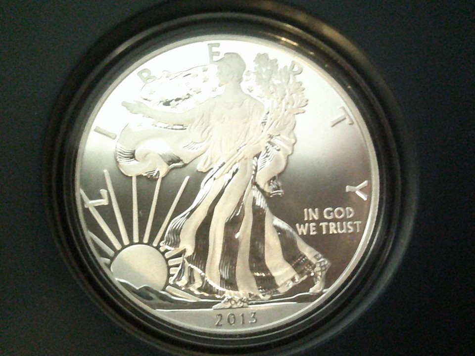 2013 "W" Proof *WEST POINT* Silver Eagle (2 Coin) Set Reverse/Enhanced ...