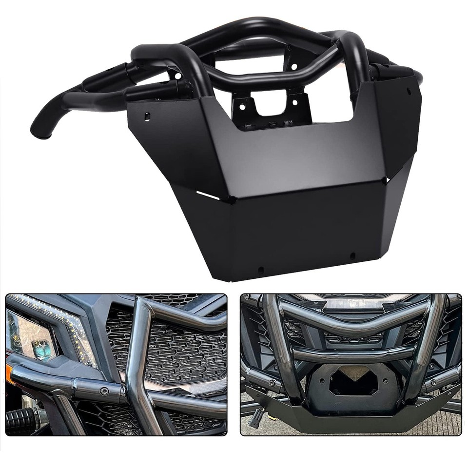 Front Bumper Combined Compatible with Can Am Maverick X3 2017-2025,for ...