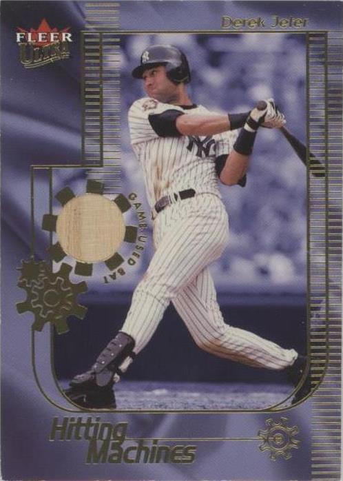 2002 Fleer Ultra - Hitting Machine Derek Jeter Game-Used Bat (MEM) for ...