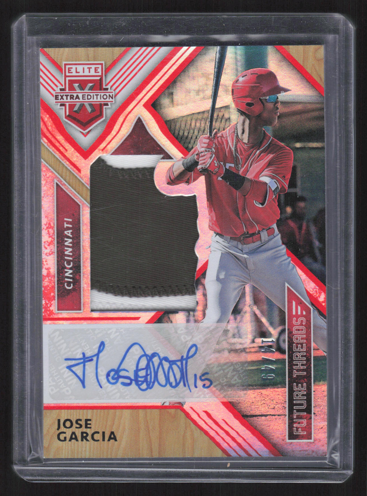 2018 Elite Extra Edition #FTSA-JG Jose Garica Patch Auto /49 | eBay