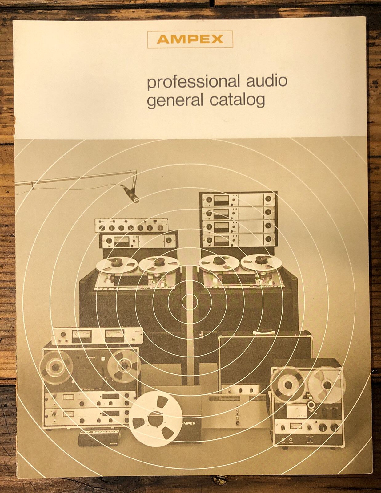 Ampex 1968 Professional Audio AG-440 -500 GS-80B 7pg Catalog *Original ...