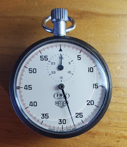 VWR United "HEUER" STOP WATCH RALLY TIMER (RALLY CAR) ETC. SWISS MADE ...