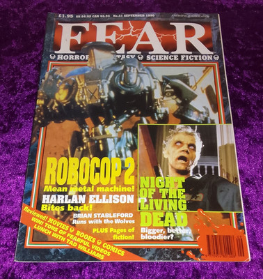 Fear Magazine No.21 September 1990 - Robocop 2, Night Of The Living ...