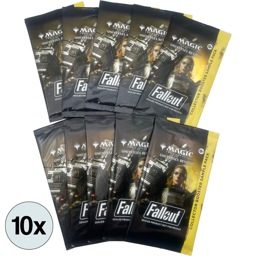 MTG Fallout Collector Booster Sample Pack Lot of 10 New Sealed Magic ...