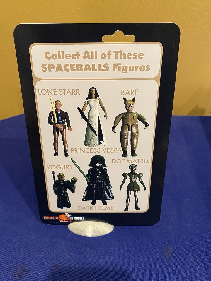 SPACEBALLS COMMANDERETTE ZIRCON Posable Action Figure 3.75 Hand Painted ...