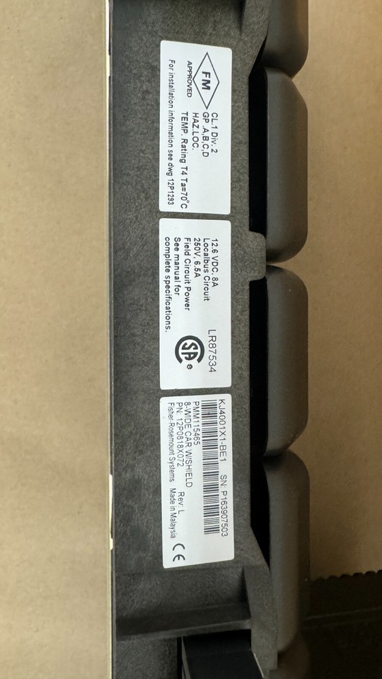 Emerson DeltaV KJ2005X1-MQ1 Controller MQ / 73-610-096 P. Supply ...
