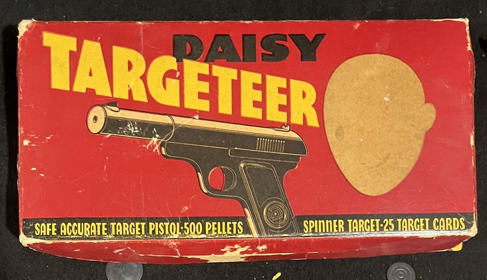 Vintage Daisy 118 Targeteer Special BB Pistol - Box, BBS, Button ...