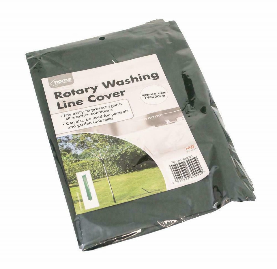 WOVEN ROTARY WASHING LINE COVER - EXTRA STRONG FABRIC AIRER DRYER COVER ...