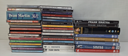 30 CD & 8 DVD Rat Pack Crooners Frank Sinatra Dean Martin Bundle S4620 ...