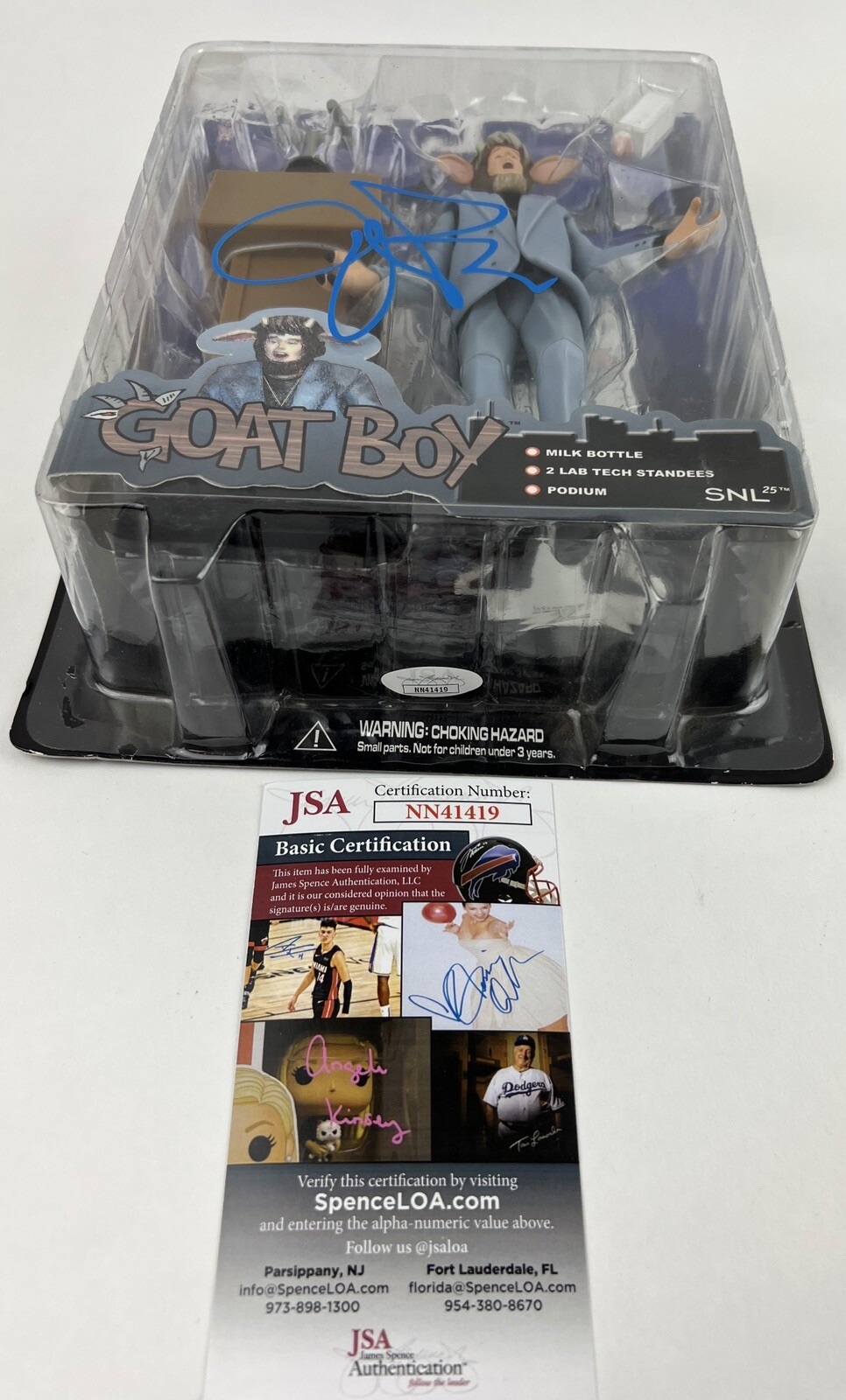JIM BREUER signed Figure GOAT BOY Saturday Night Live SNL X Toys Series ...