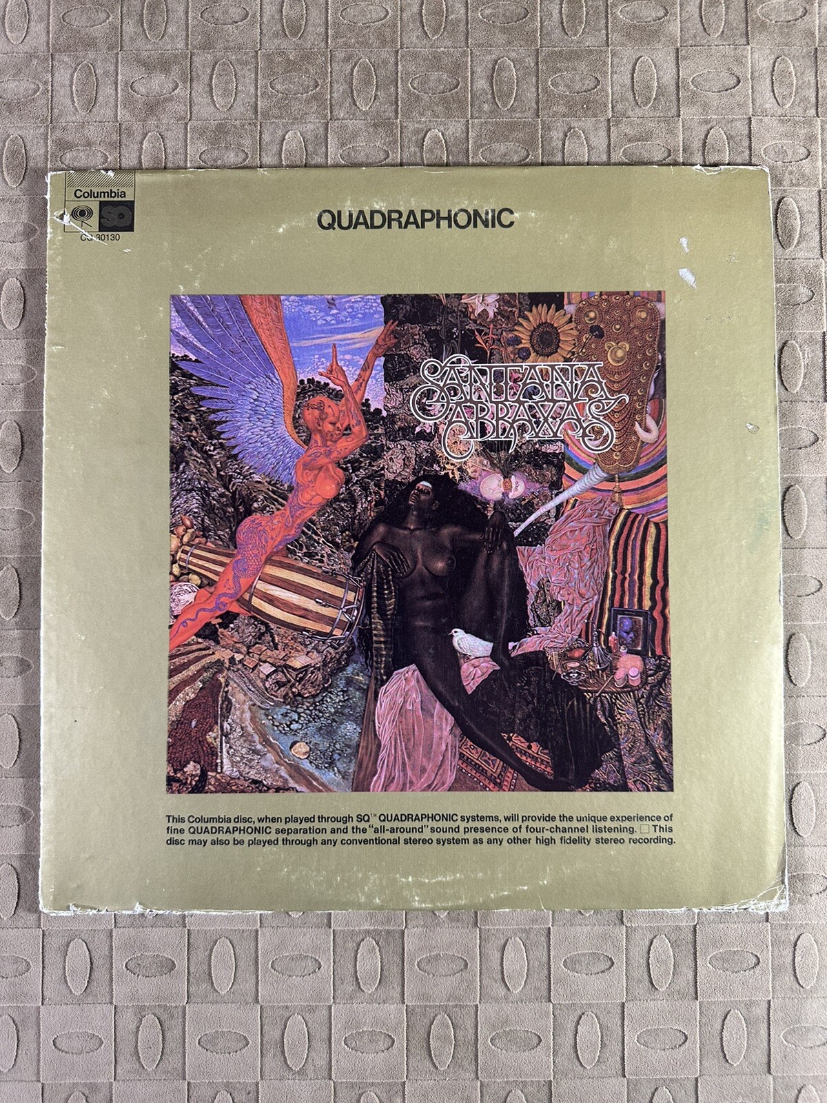 QUADRAPHONIC COLUMBIA LP RECORD/SANTANA/ABRAXAS/VINYL | eBay