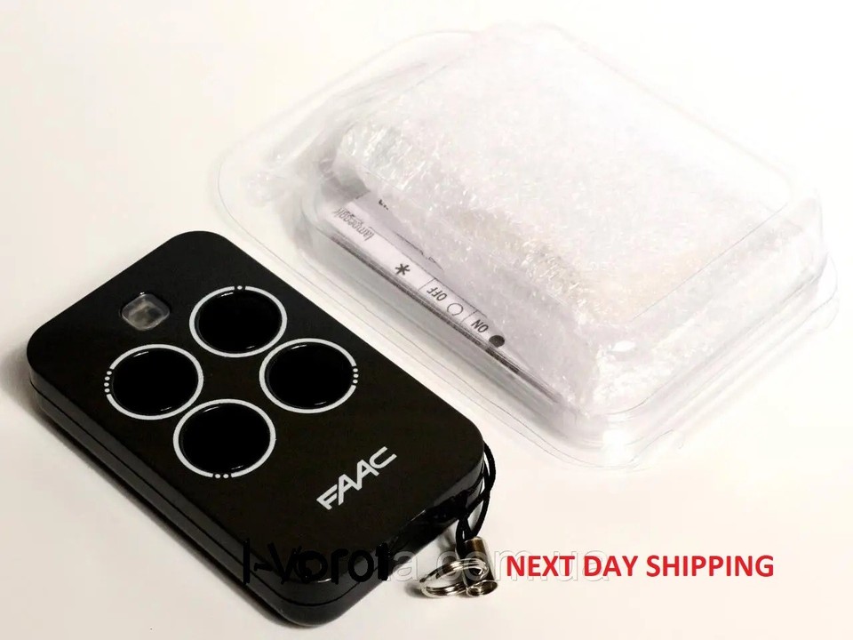 FAAC XT4 433 RC Remote Control Gate Opener Handsender | eBay