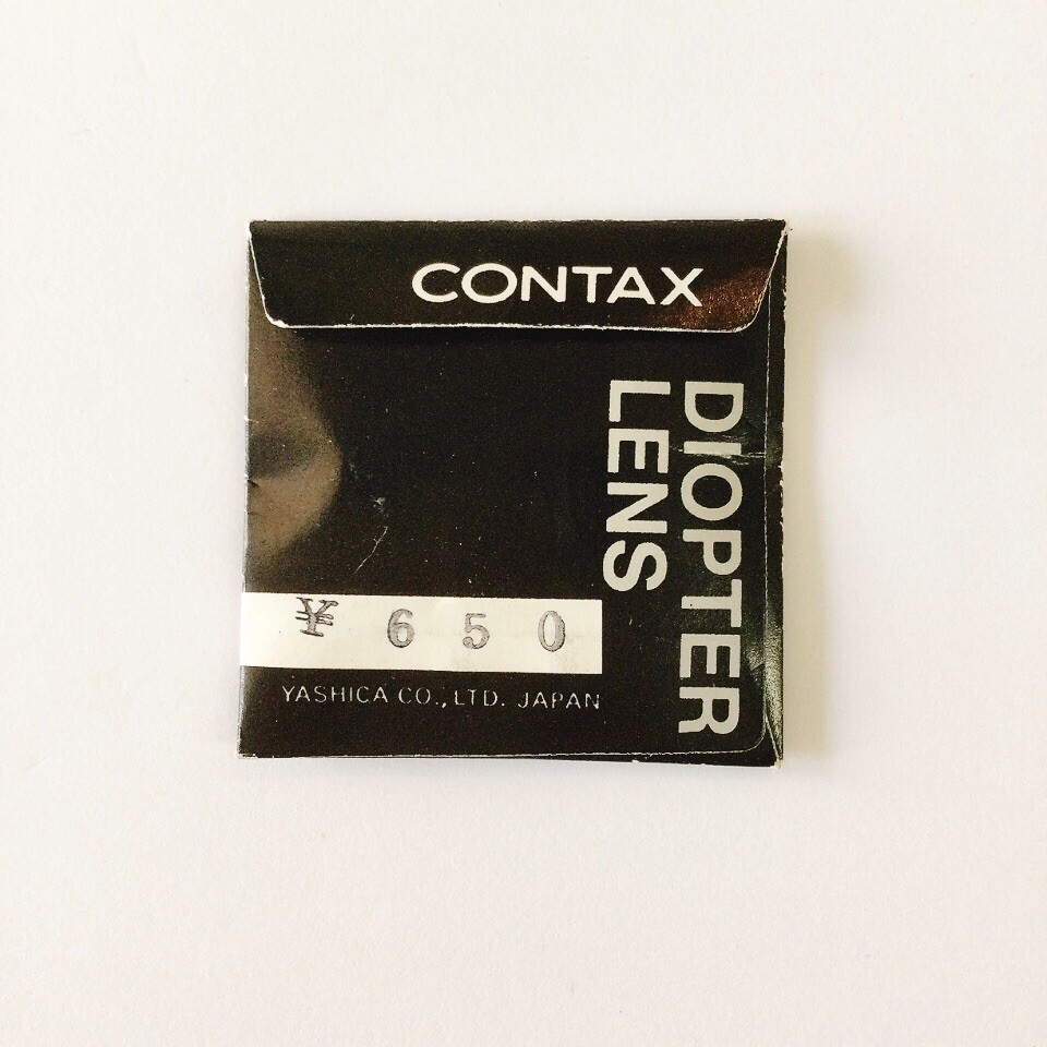 Contax 0 Diopter Lens Dioptric Adjustment eyepiece for RTS I II 139 ...